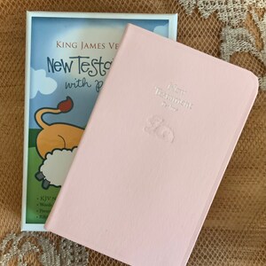 Personalized BABY Bible GIFT SET - Keepsake New Testament Custom ...