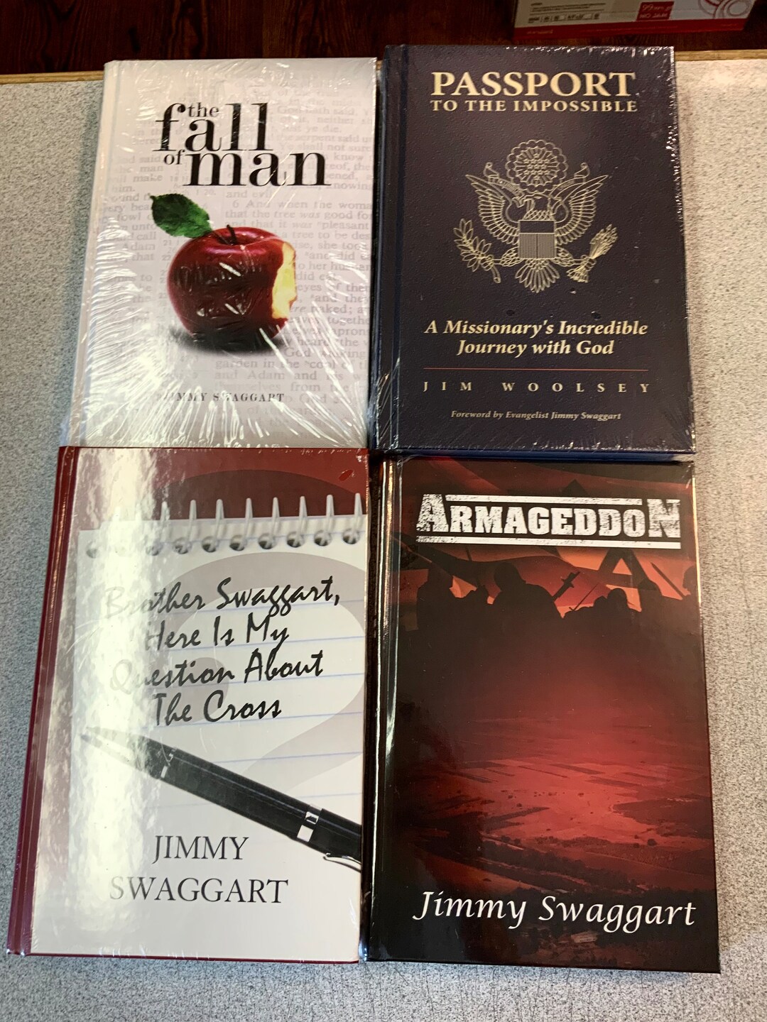 4 JIMMY SWAGGART - Jim Woolsey - Sealed Hardcover - Armageddon ...