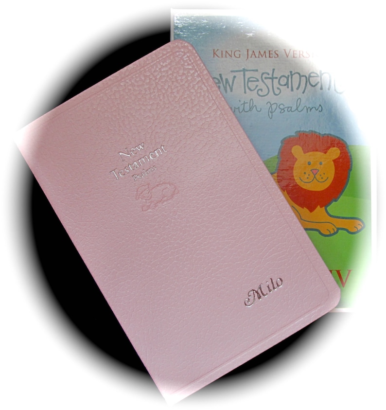 Christening Gift New Testament Personalized Baby Bible Keepsake ...