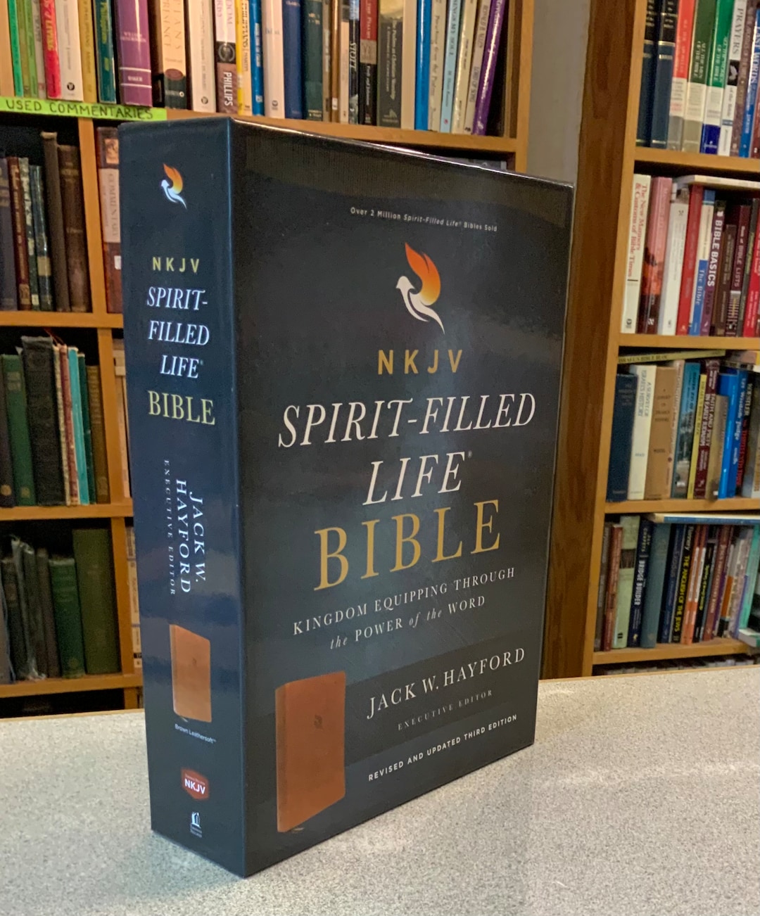Personalized NKJV SPIRIT-FILLED Life Study Bible - Jack Hayford - Brown ...