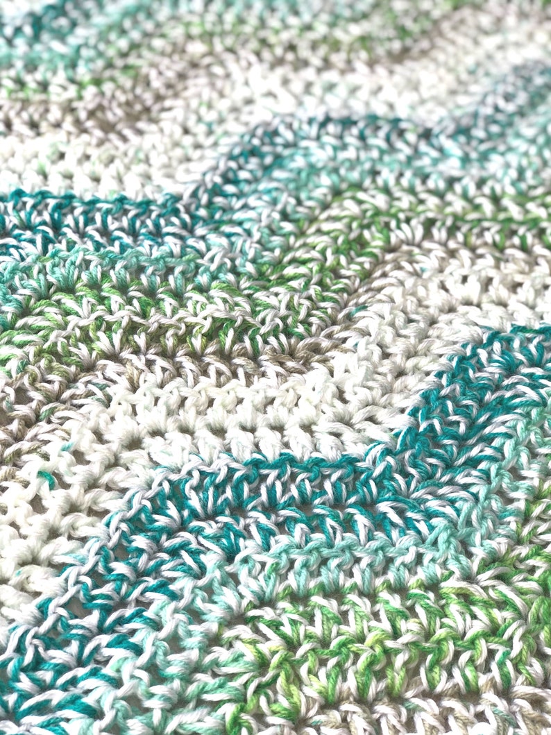 Crochet Pattern: Ripple Swirl Baby Blanket - Etsy