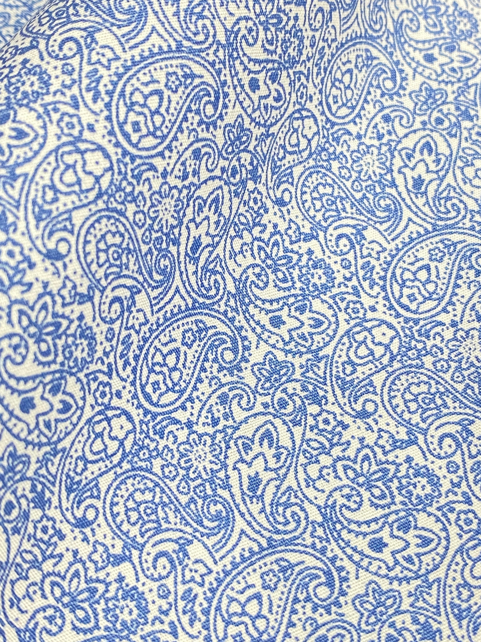 100% Cotton Paisley Floral Print Fabric 44”W Material BTY for Clothing ...