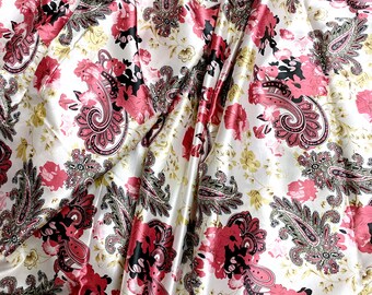 Ruby Red Fabric | Etsy