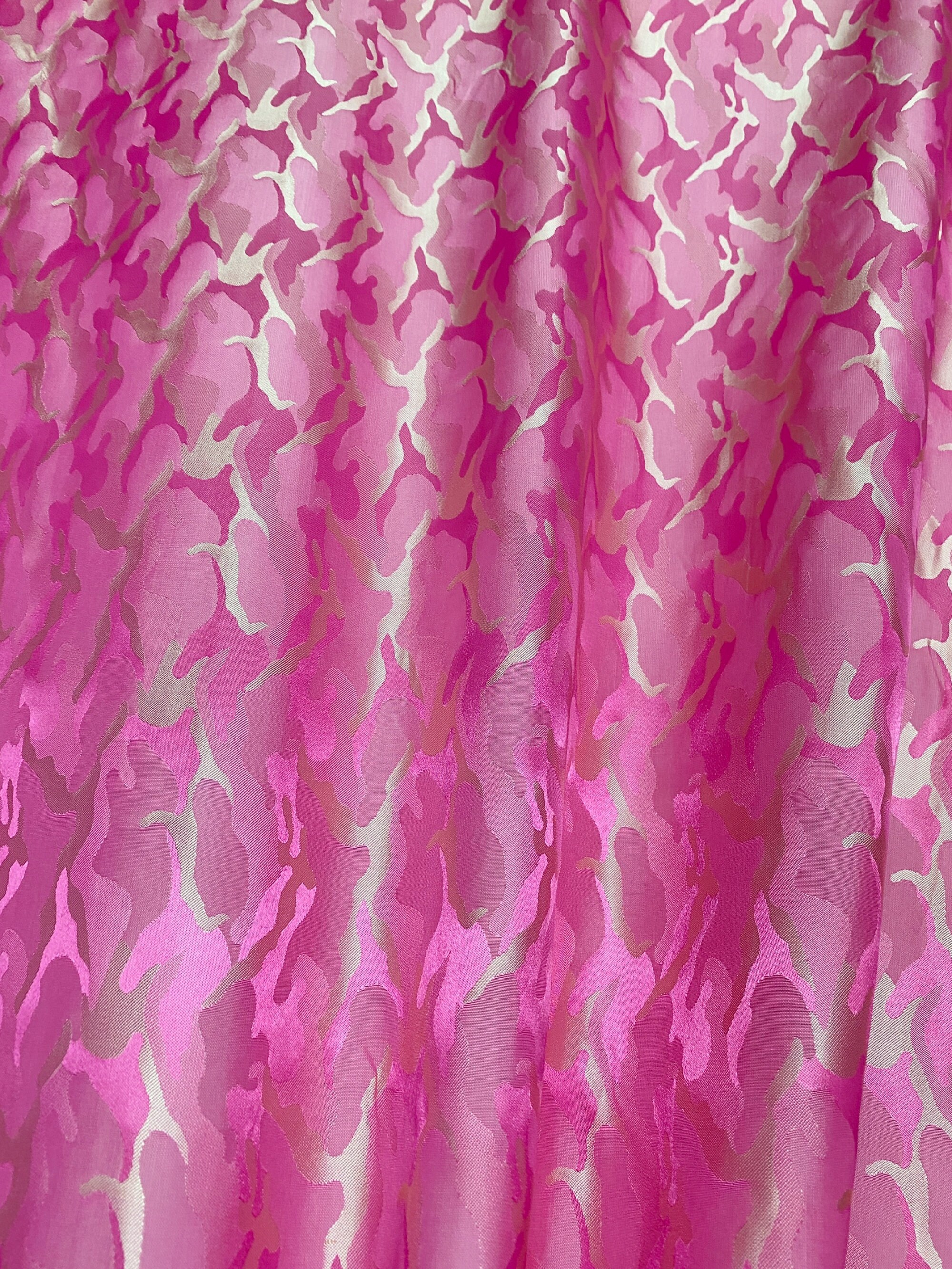 Pink Butter Tint Two-tone Iridescent Army Camouflage Viscose | Etsy