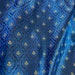 Thai-laos Royal Blue & Gold Fabric: Traditional Ethnic Pattern for ...