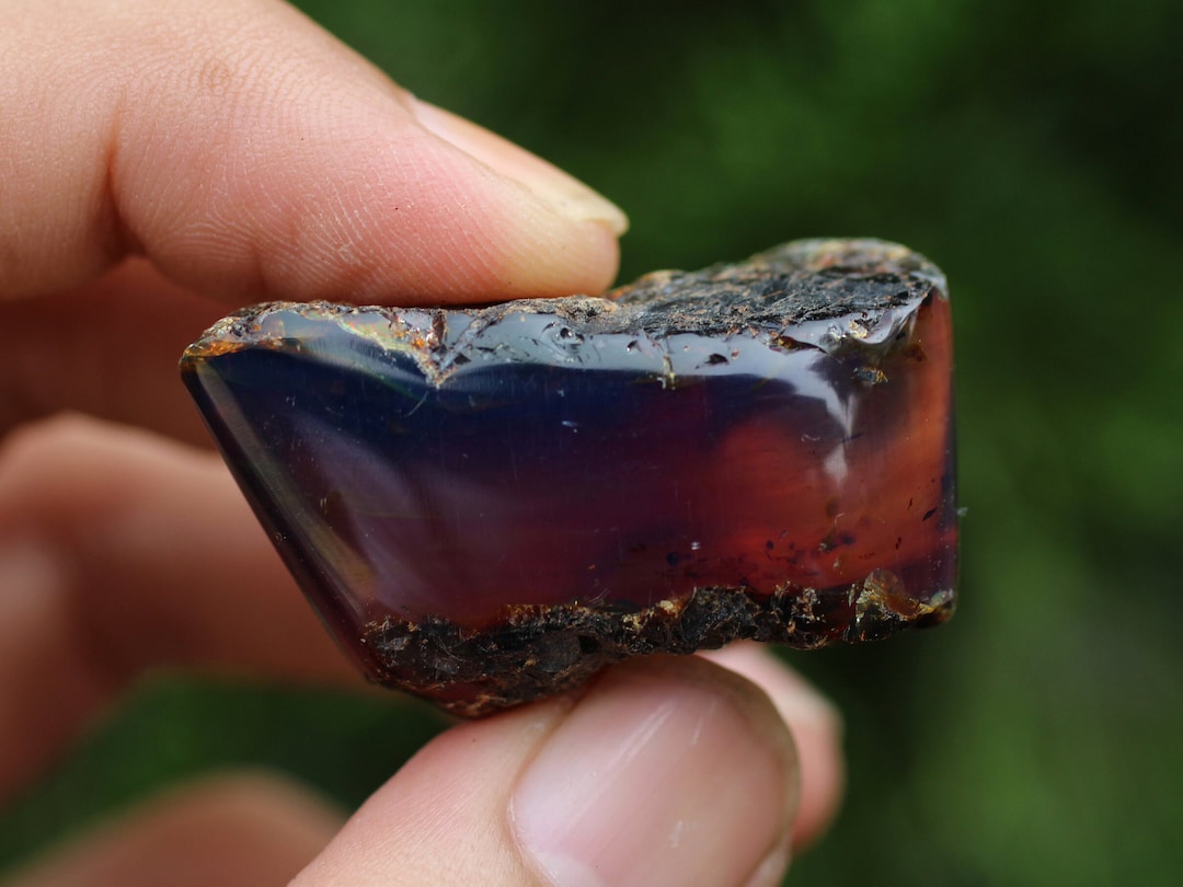 Natural Blue Amber Polished Amber Specimen 9 G - Etsy