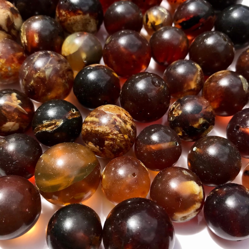 Amber Beads - Etsy