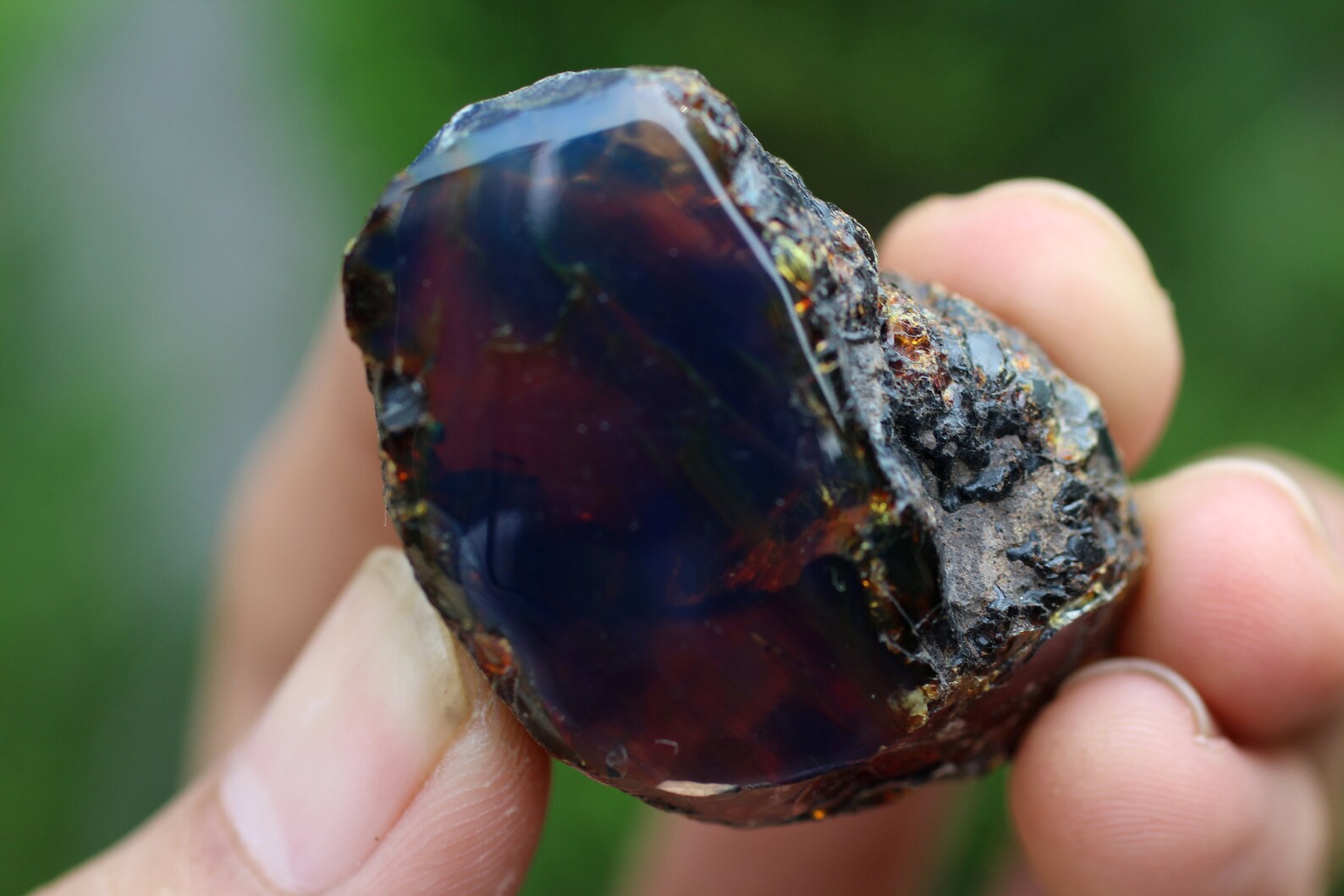 Natural Blue Amber Polished Amber Specimen 14 G - Etsy