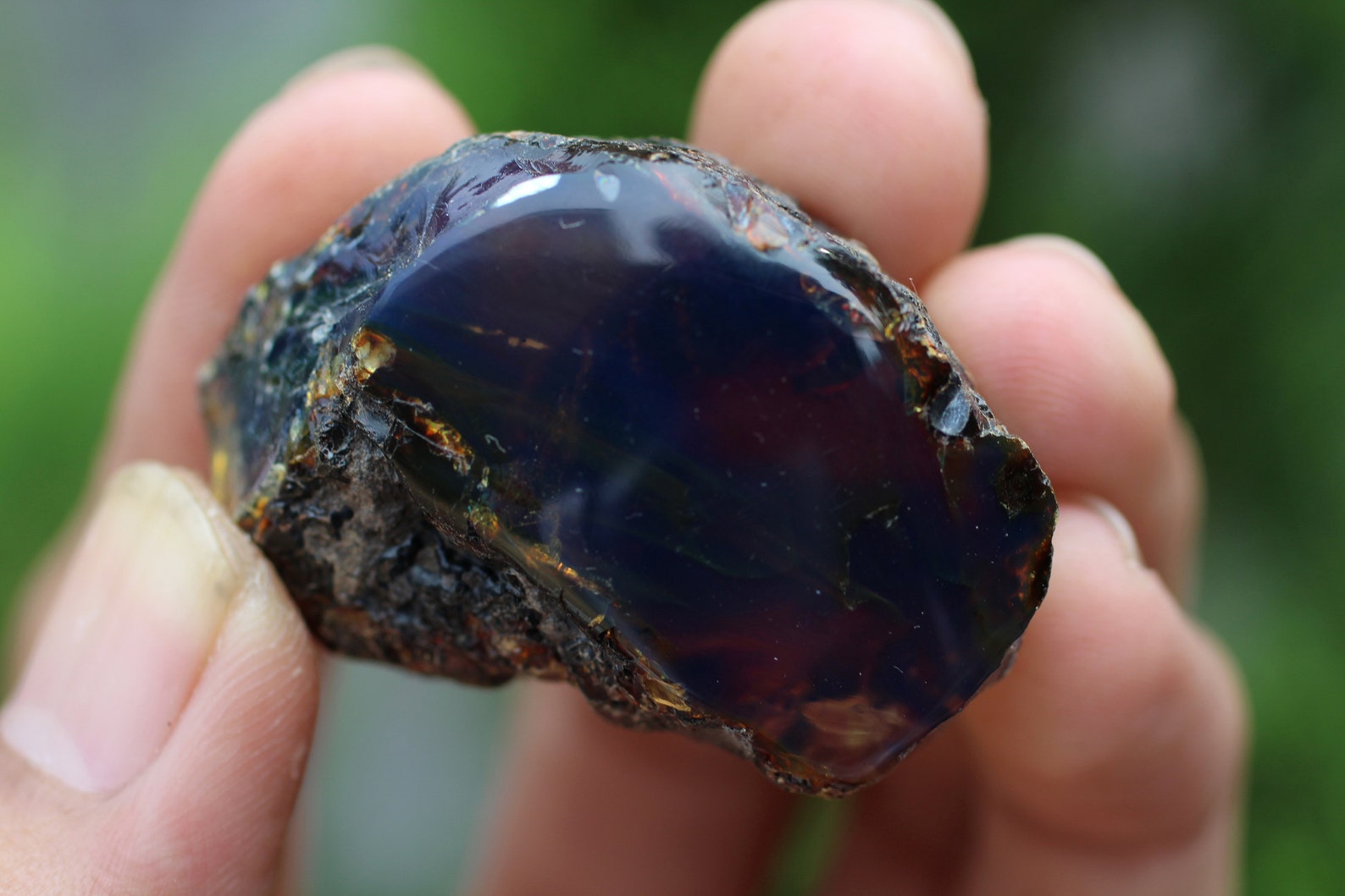 Natural Blue Amber Polished Amber Specimen 14 G - Etsy