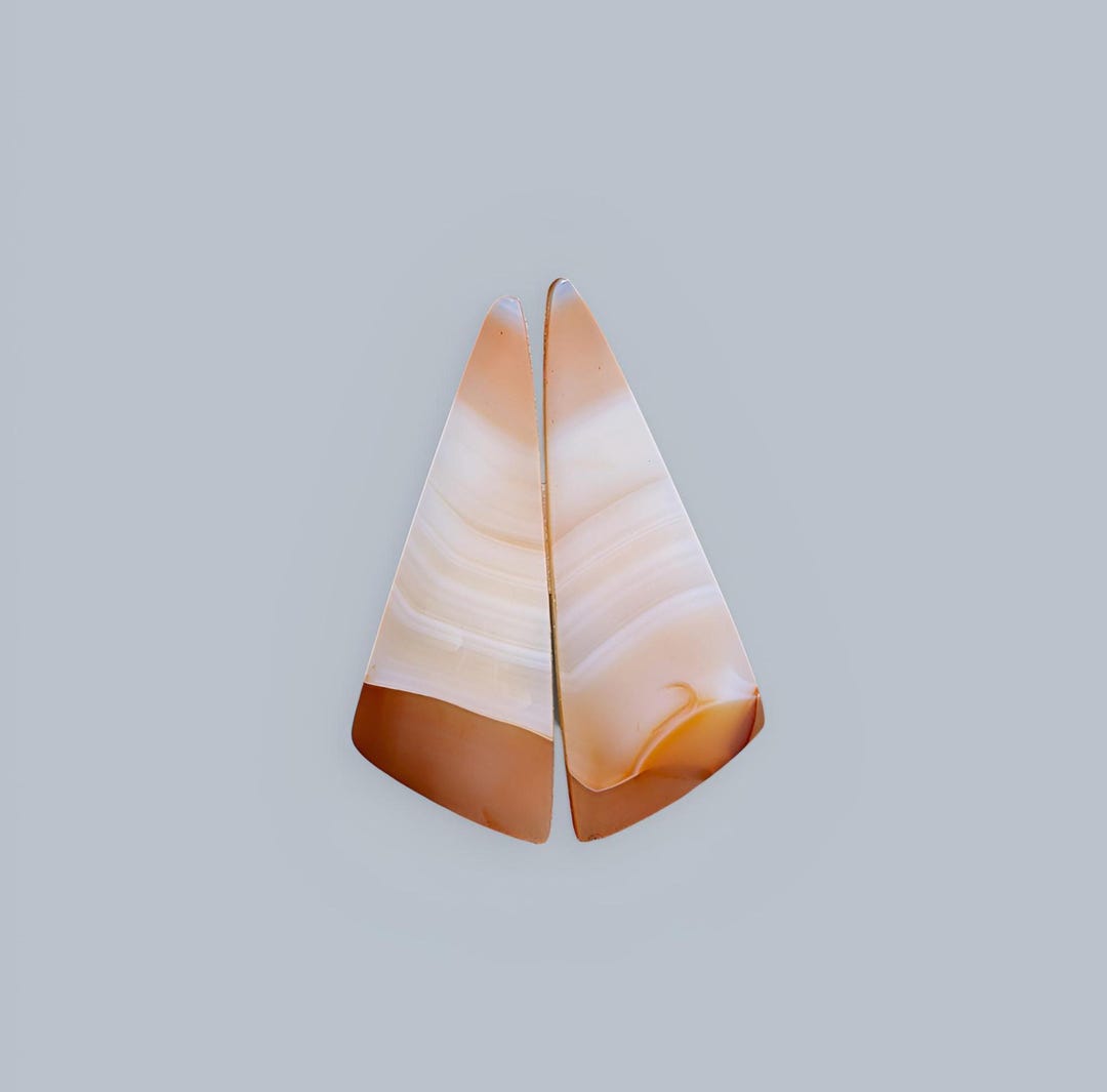 Banded Agate Pair Earring , Indonesia Agate Gemstone, Loose Gemstone ...