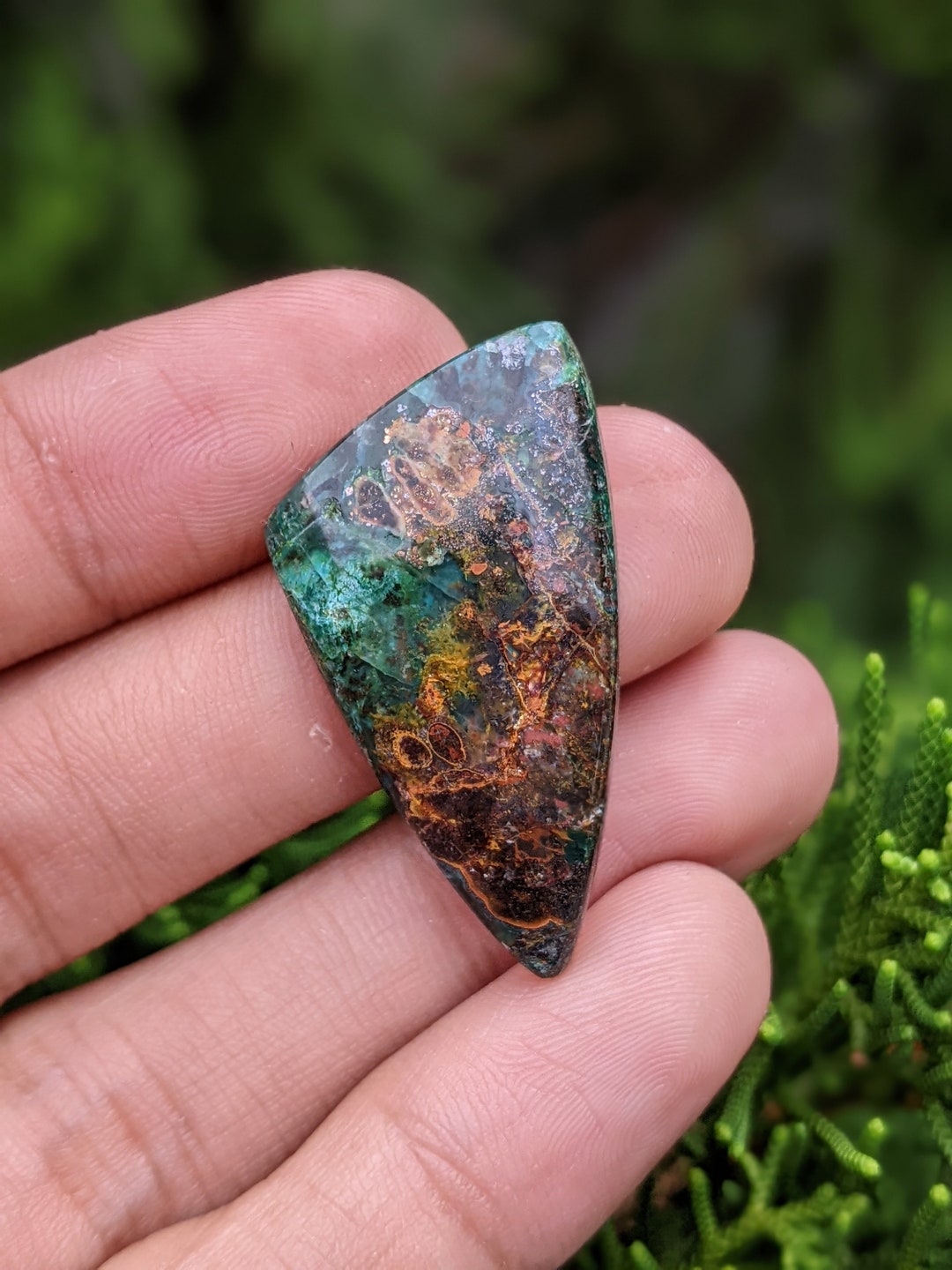 Rare Chrysocolla in Copper Blue and Gold Colors Premium Stones - Etsy