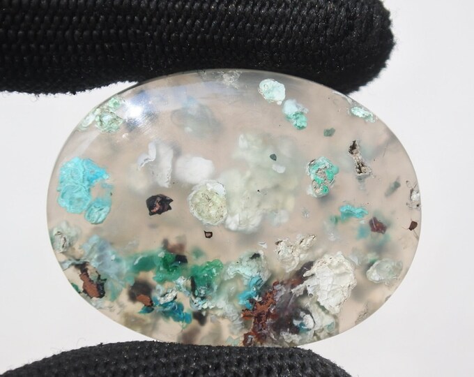 Chrysocolla Copper Quartz , Indonesia Chrysocolla Gemstone, Loose ...