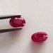 7x5 Mm Faceted Oval, Natural Burma Ruby Gemstones, Untreated Genuine ...