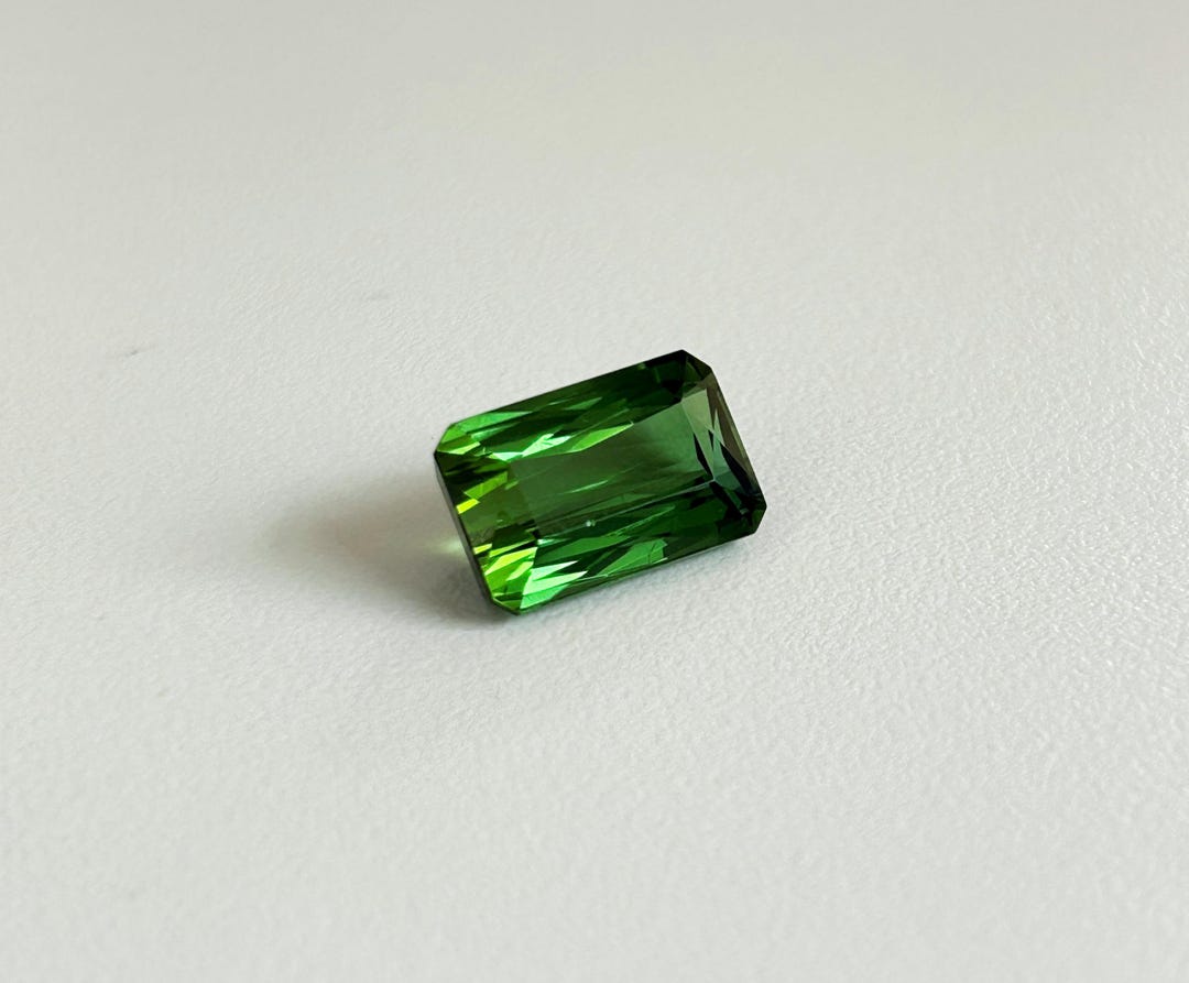 14x9 Mm Octagon Natural Green Tourmaline: Paraiba Green Color ...
