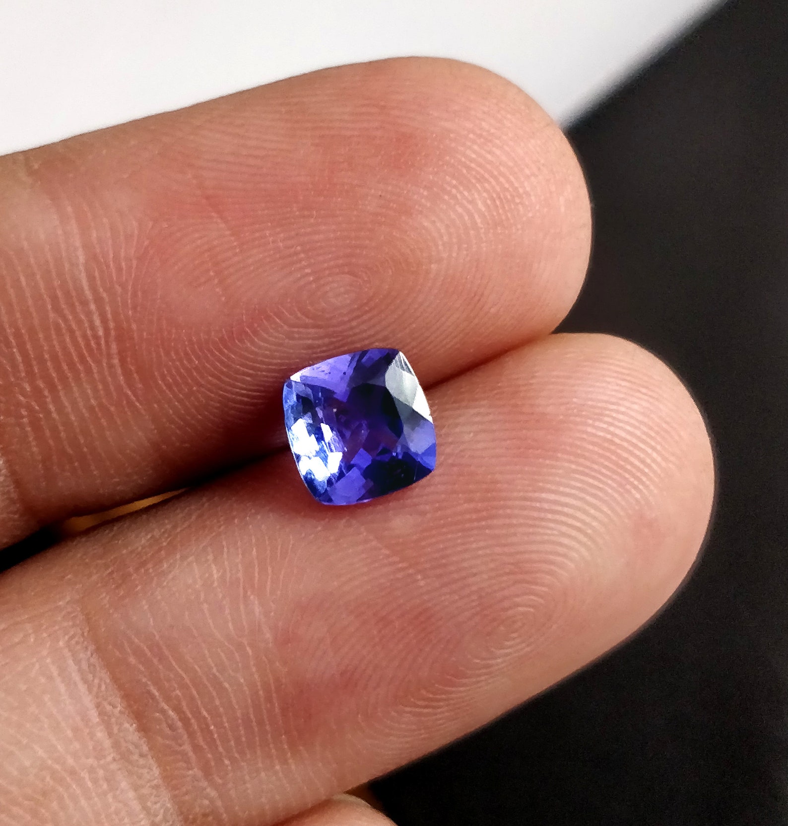AAA Deep Blue Tanzanite Matching Gemstones 5 Mm & 6 Mm Square Cushion ...