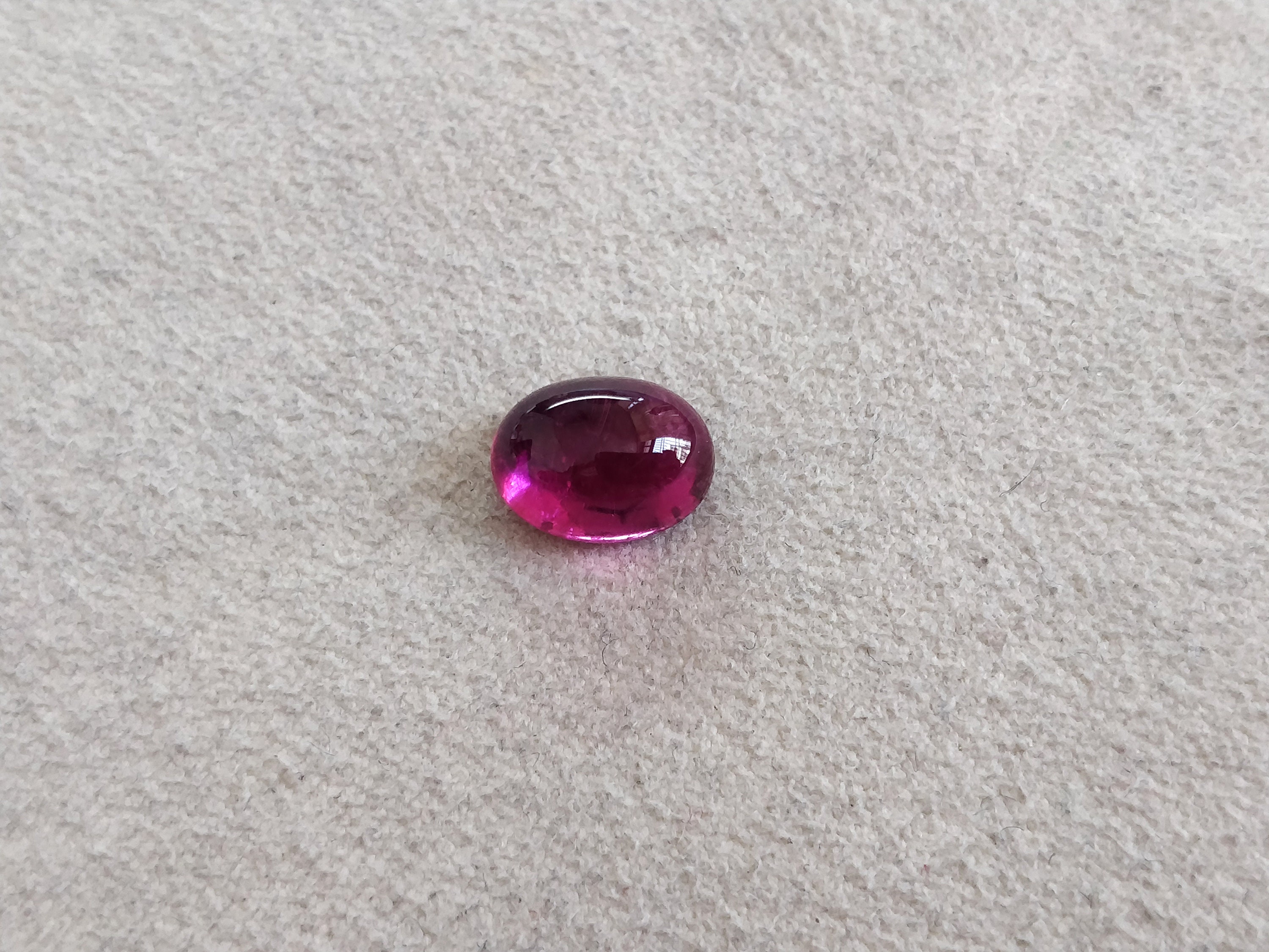 AAA+ Top Quality Natural Rubellite Tourmaline 8x6 Mm Oval Cabochon ...
