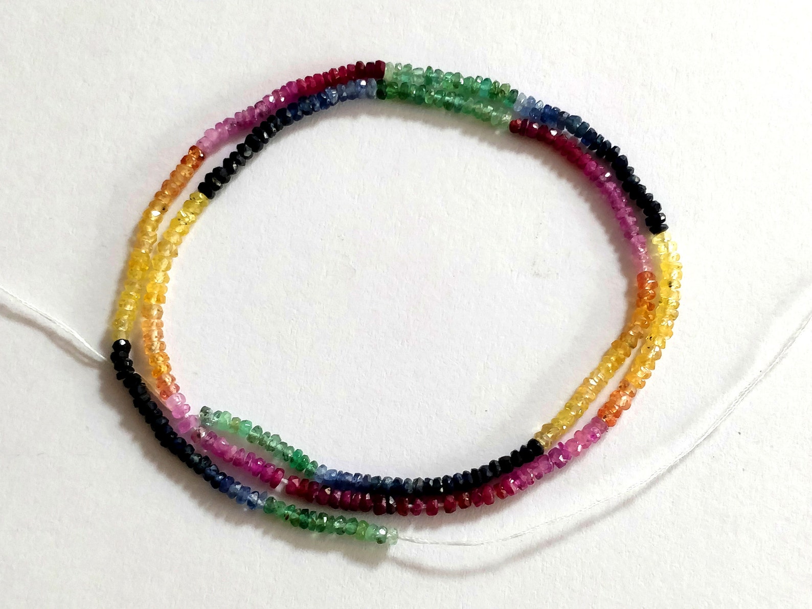 Natural Multi Sapphire Ruby Emerald Stones Mix Precious Gemstone ...