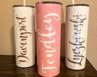 Monogram tumbler | Etsy