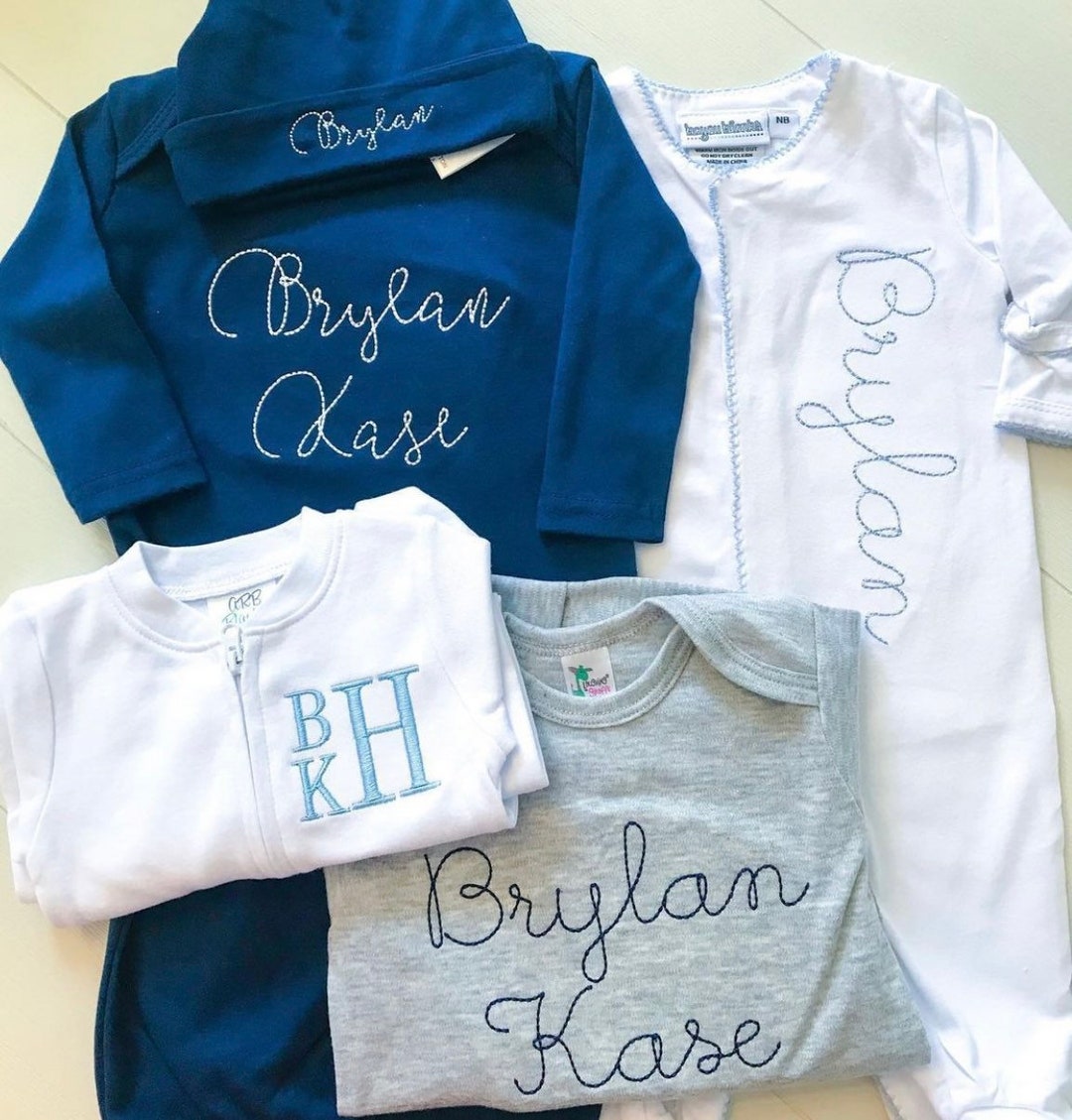 Baby Boy Monogram Gift Set, Mystery Box Gift Set, Baby Boy Monograms - Etsy