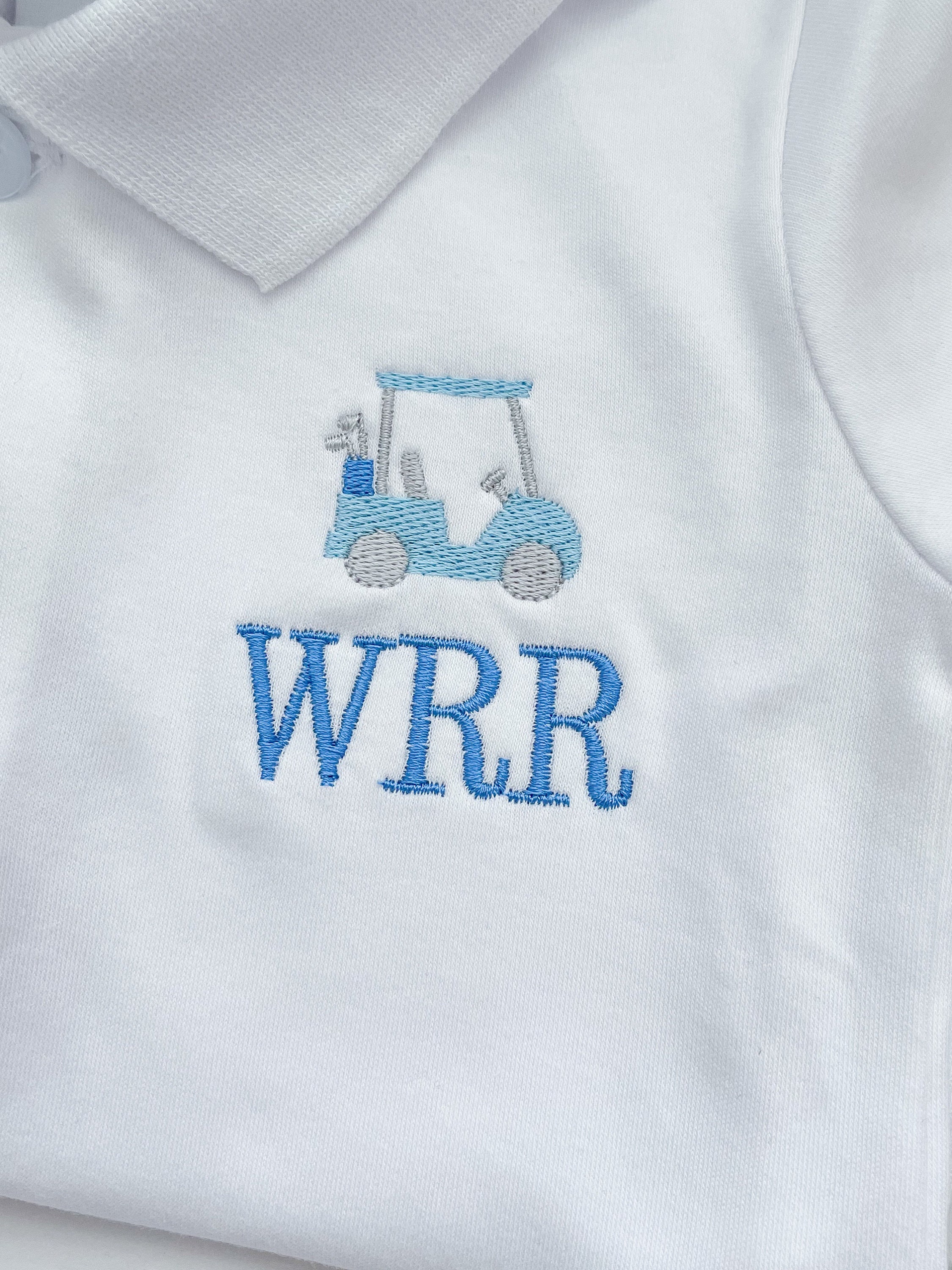 Golf Monogram Polo Monogrammed Toddler Polo Polo Monogram - Etsy