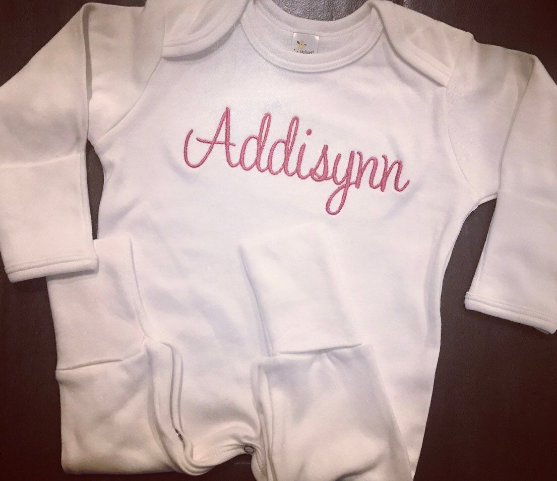 Baby Girl Monogram Outfit Baby Girl Coming Home Outfit Baby | Etsy