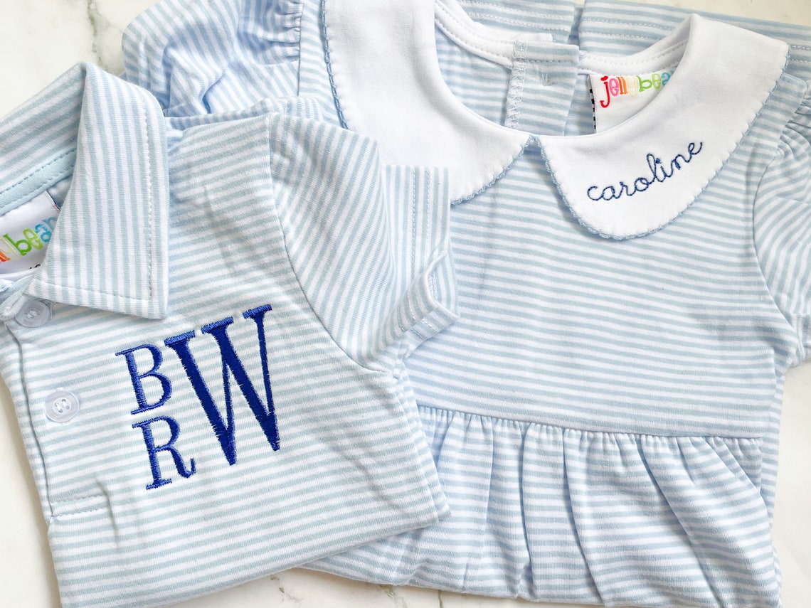 Striped Monogram Polo Monogrammed Toddler Polo Polo - Etsy