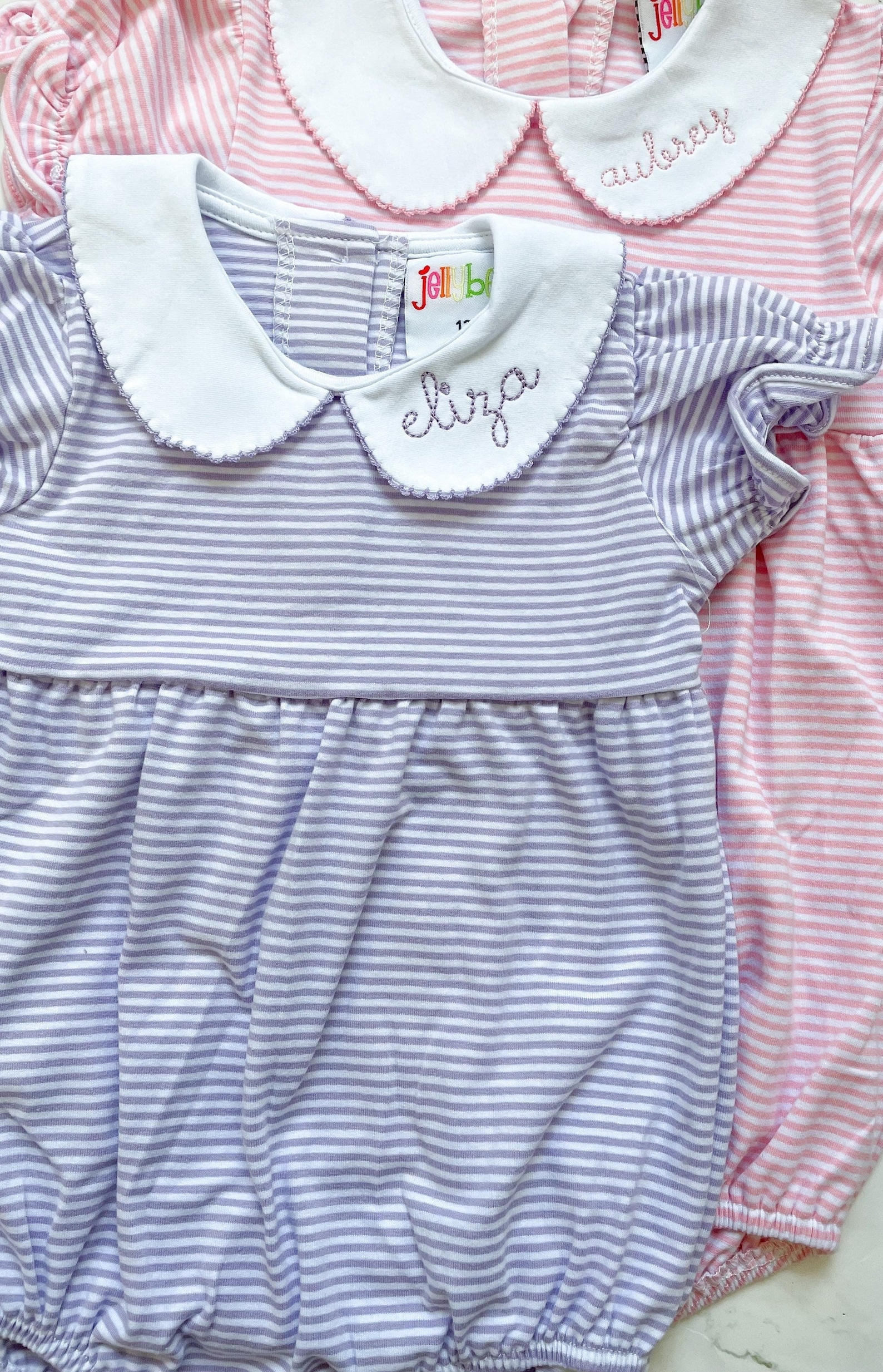 Monogram Collar Bubble Toddler Girl Bubble Monogram Bubble - Etsy