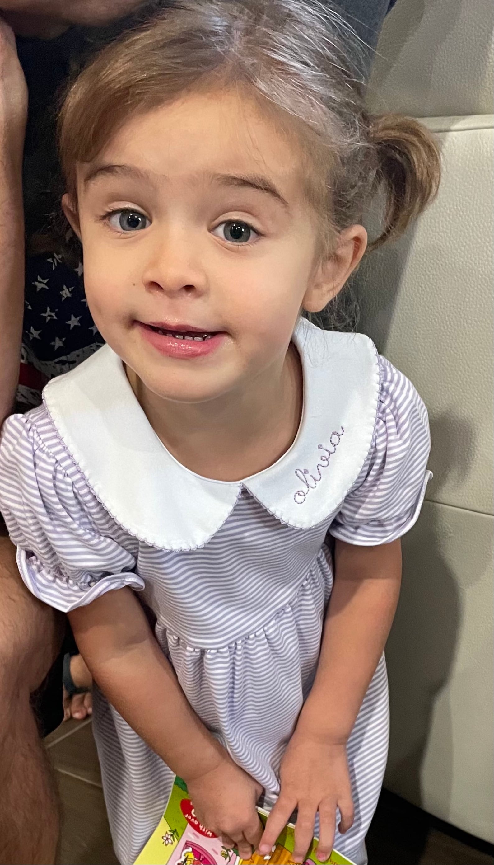 Monogram Collar Dress, Toddler Girl Dress, Monogram Dress - Etsy