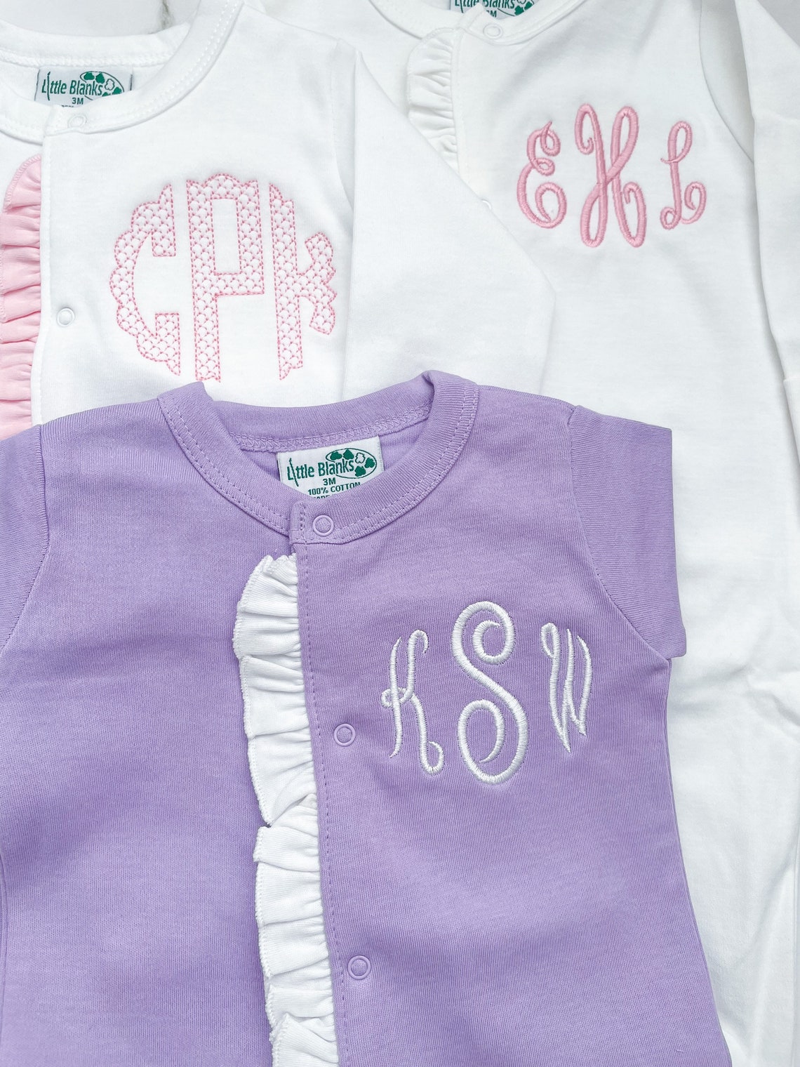 Baby Girl Monogram Coming Home Outfit Baby Girl Monogram - Etsy