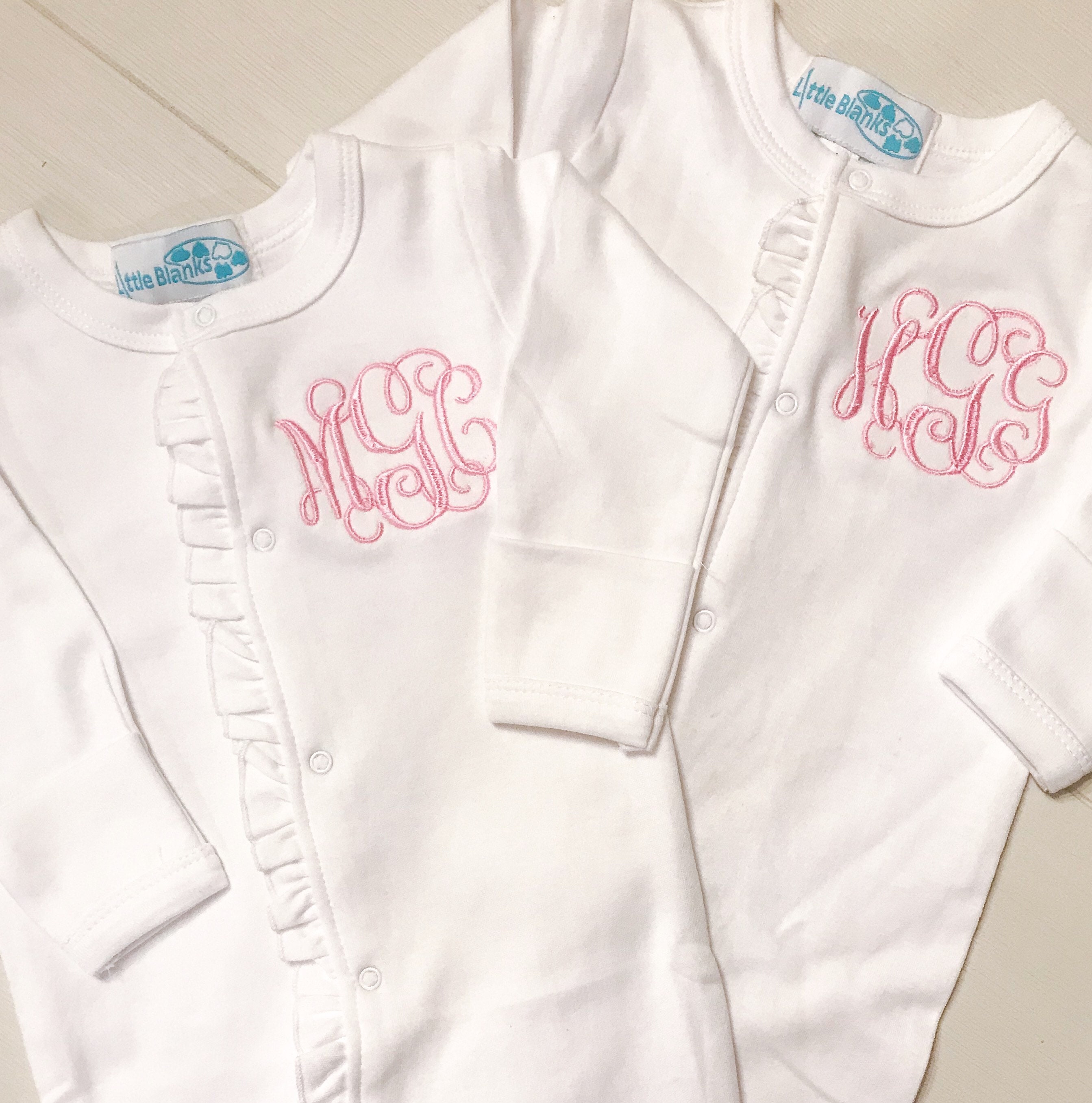 Baby Girl Monogram Coming Home Outfit Baby Girl Monogram - Etsy