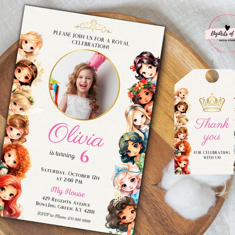 Princess Invitation - Etsy