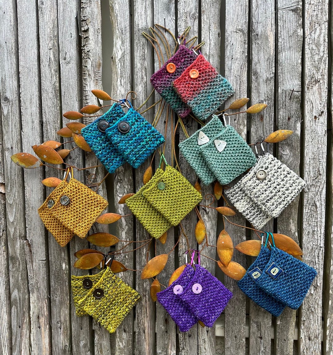 Knitted Eco Recycling Pouch - Etsy