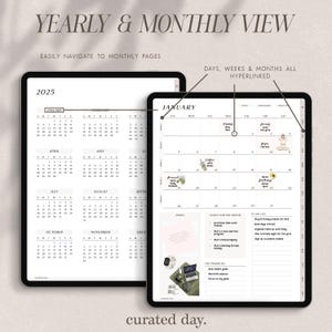 2025 Digital Planner for Goodnotes | Vision Board | Life Planner ...