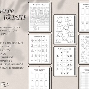 Digital Reading Journal for Goodnotes | Deluxe Digital Reading Planner ...