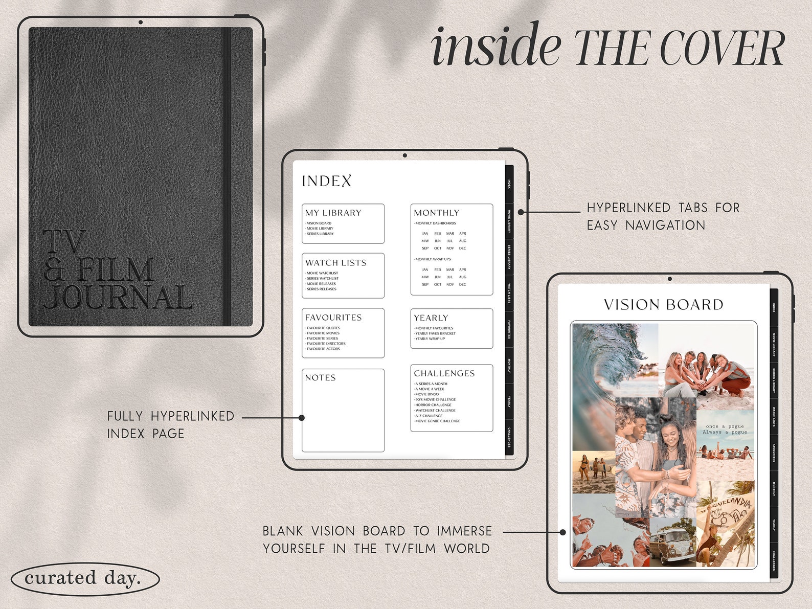 Digital Movie and TV Series Journal for Goodnotes | TV and Film Planner ...