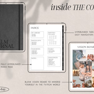 Digital Movie and TV Series Journal for Goodnotes | TV and Film Planner ...