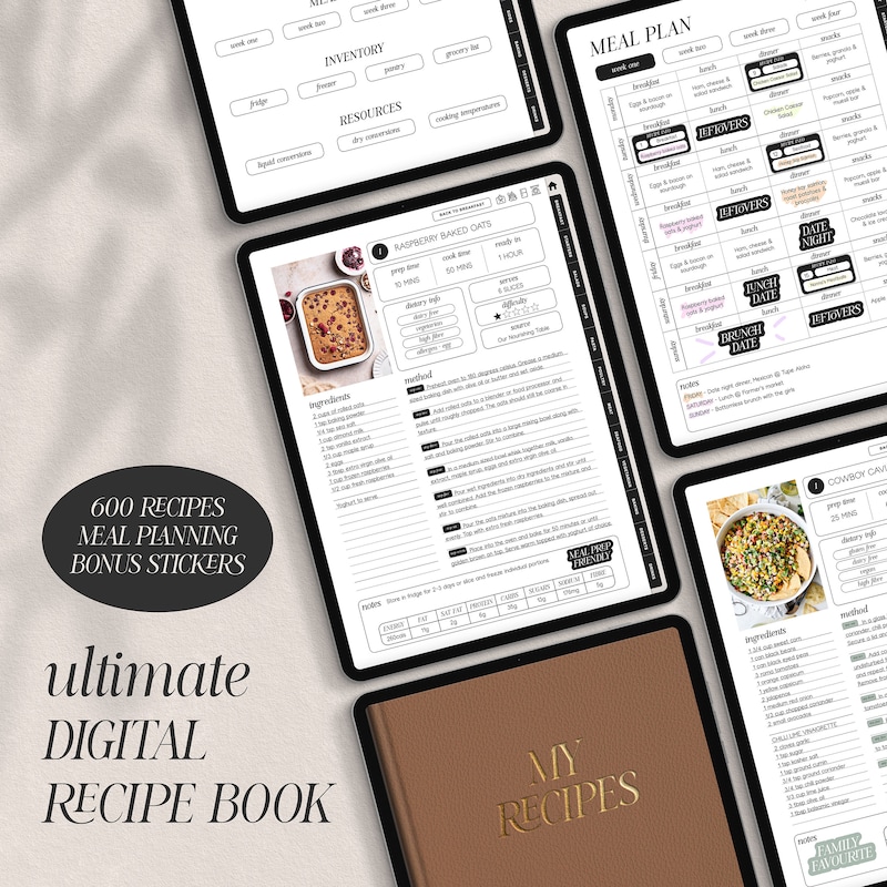 Recipe Book - Etsy
