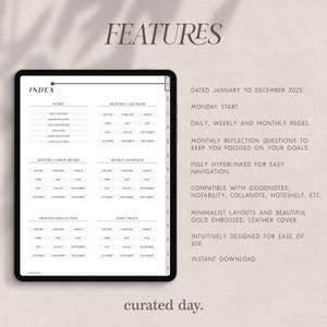 2025 Digital Planner for Goodnotes | Vision Board | Life Planner ...