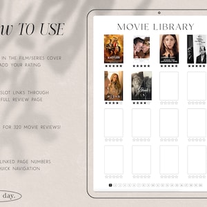 Digital Movie and TV Series Journal for Goodnotes | TV and Film Planner ...