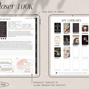 Digital Reading Journal for Goodnotes | Essential Digital Reading ...