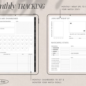 Digital Movie and TV Series Journal for Goodnotes | TV and Film Planner ...