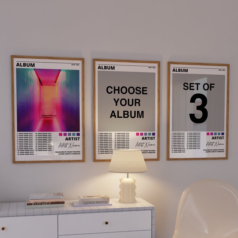 Music Album Posters - Etsy