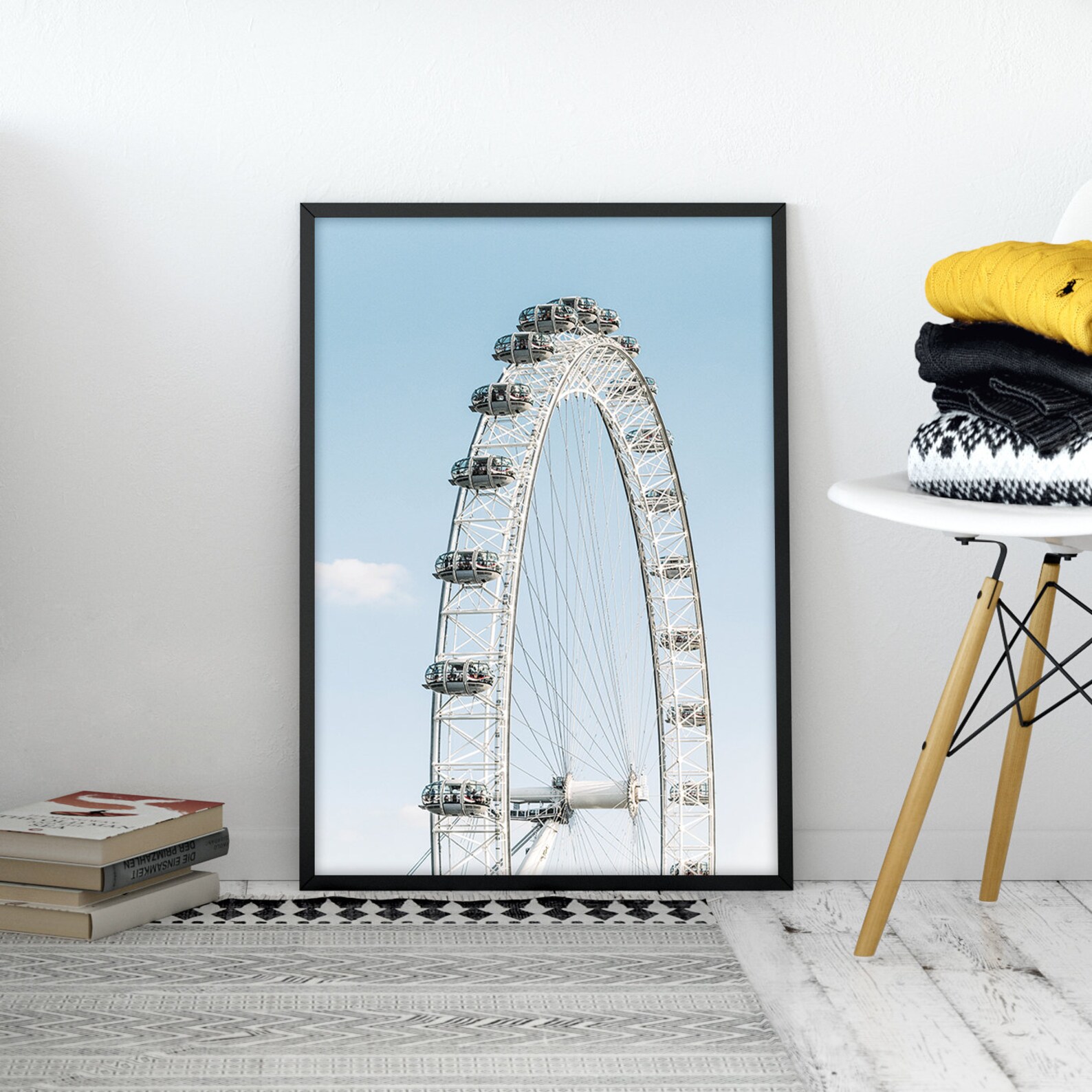 London Eye Print London Photography England Poster - Etsy