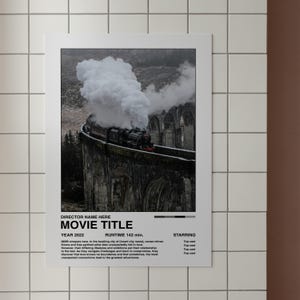 Movie Poster Set of 3 Custom Print, Choose Your Movies, Personalized ...