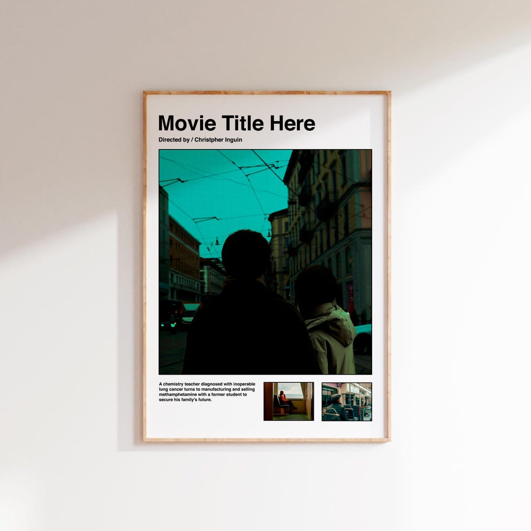 Custom Multiple Scene Movie Poster, Personalized Film Print, Cinema Fan ...