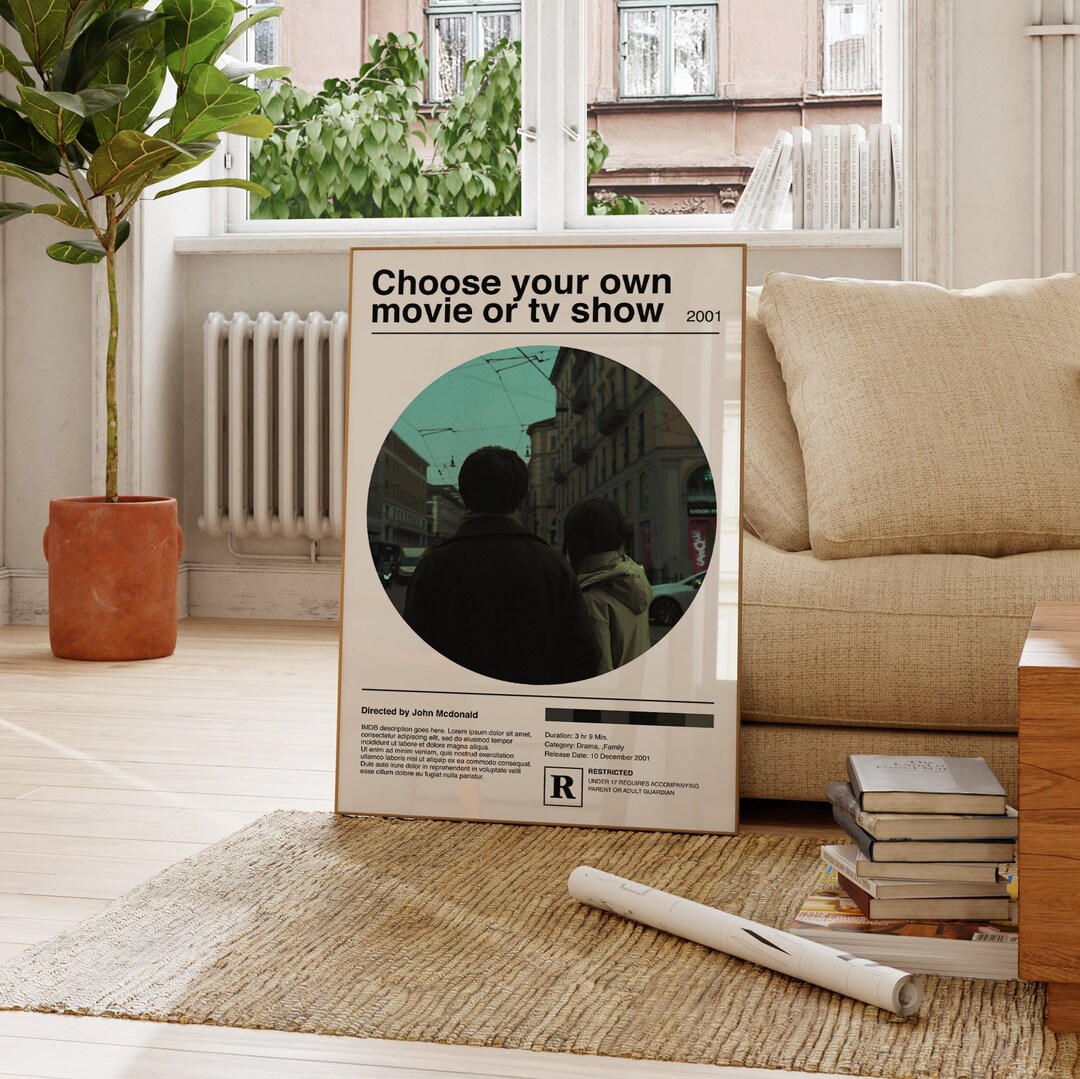 Custom Circle Movie Poster: Personalized Film Art (digital Download) - Etsy