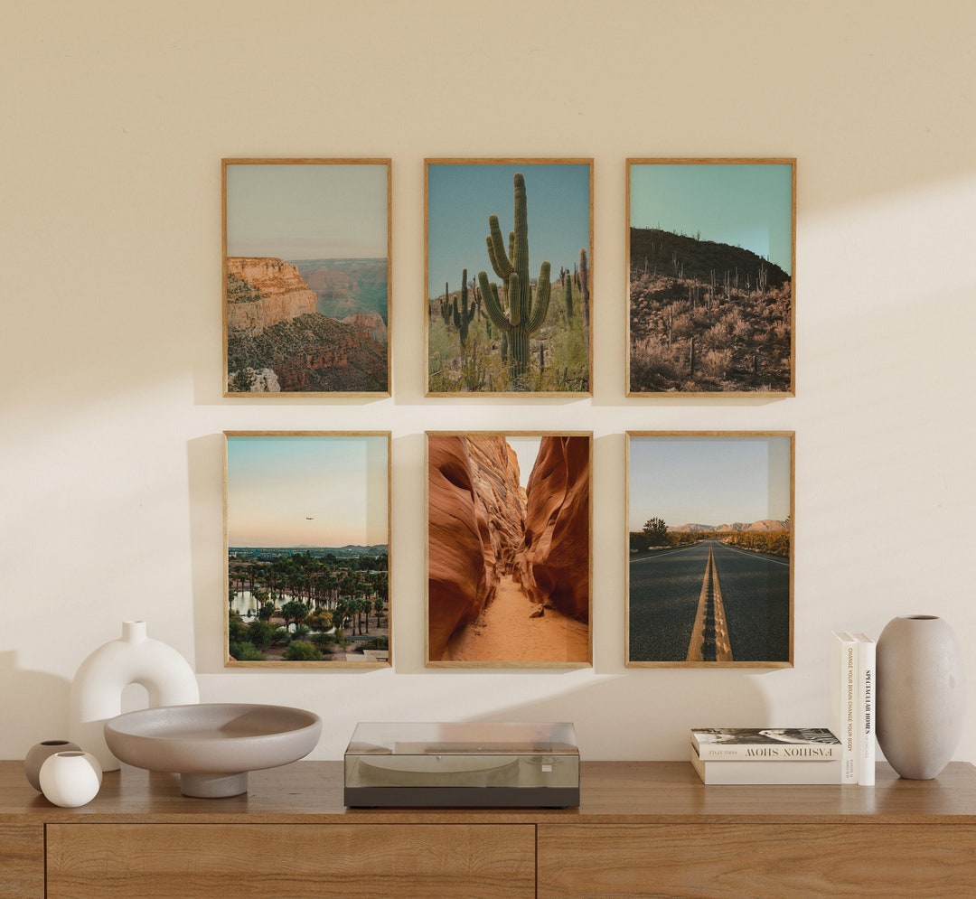 Arizona Landscape Photo Set of 6: Southwest Wall Art (digital Download ...