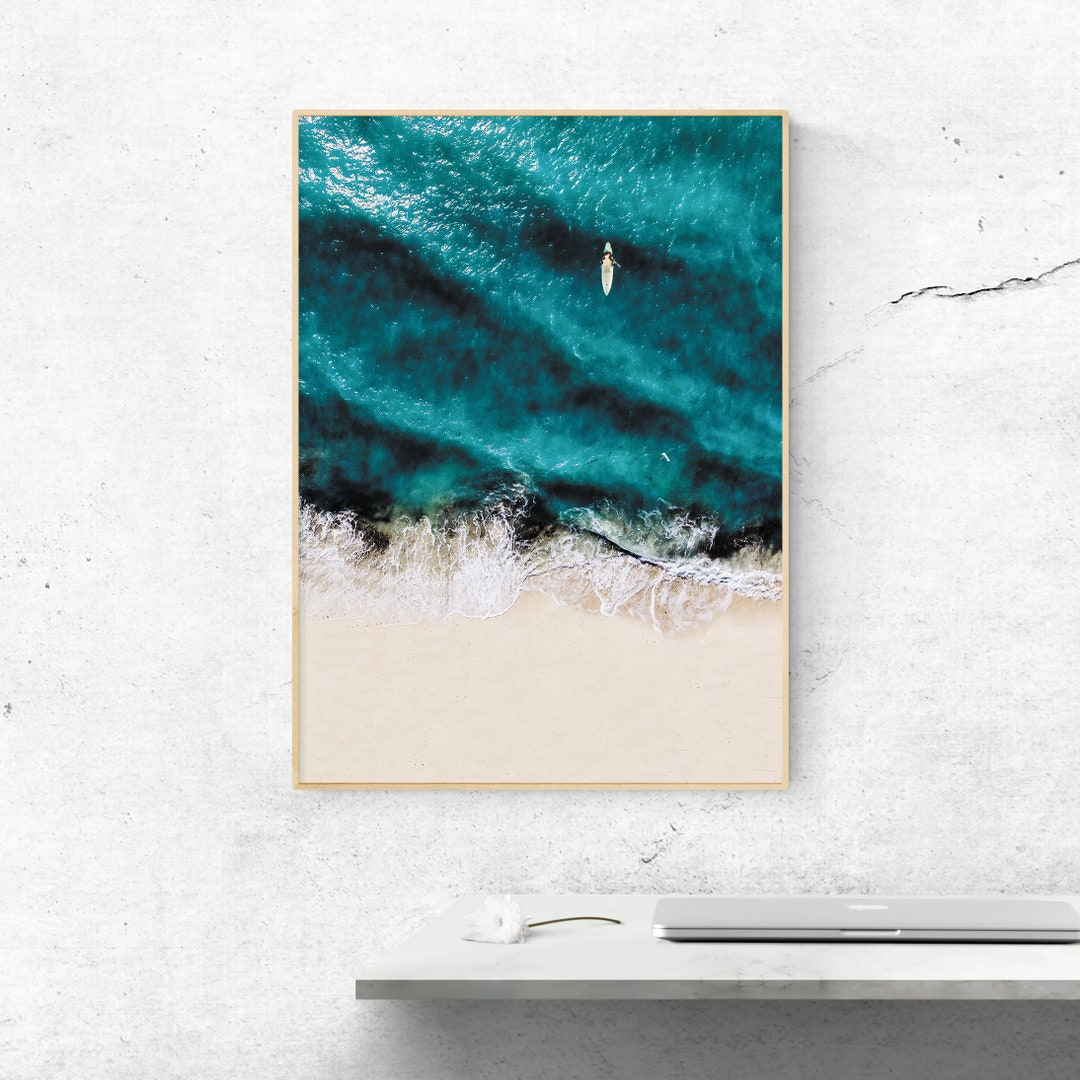 Beach Coastal Surf Print Ocean Photography Digital Download - Etsy