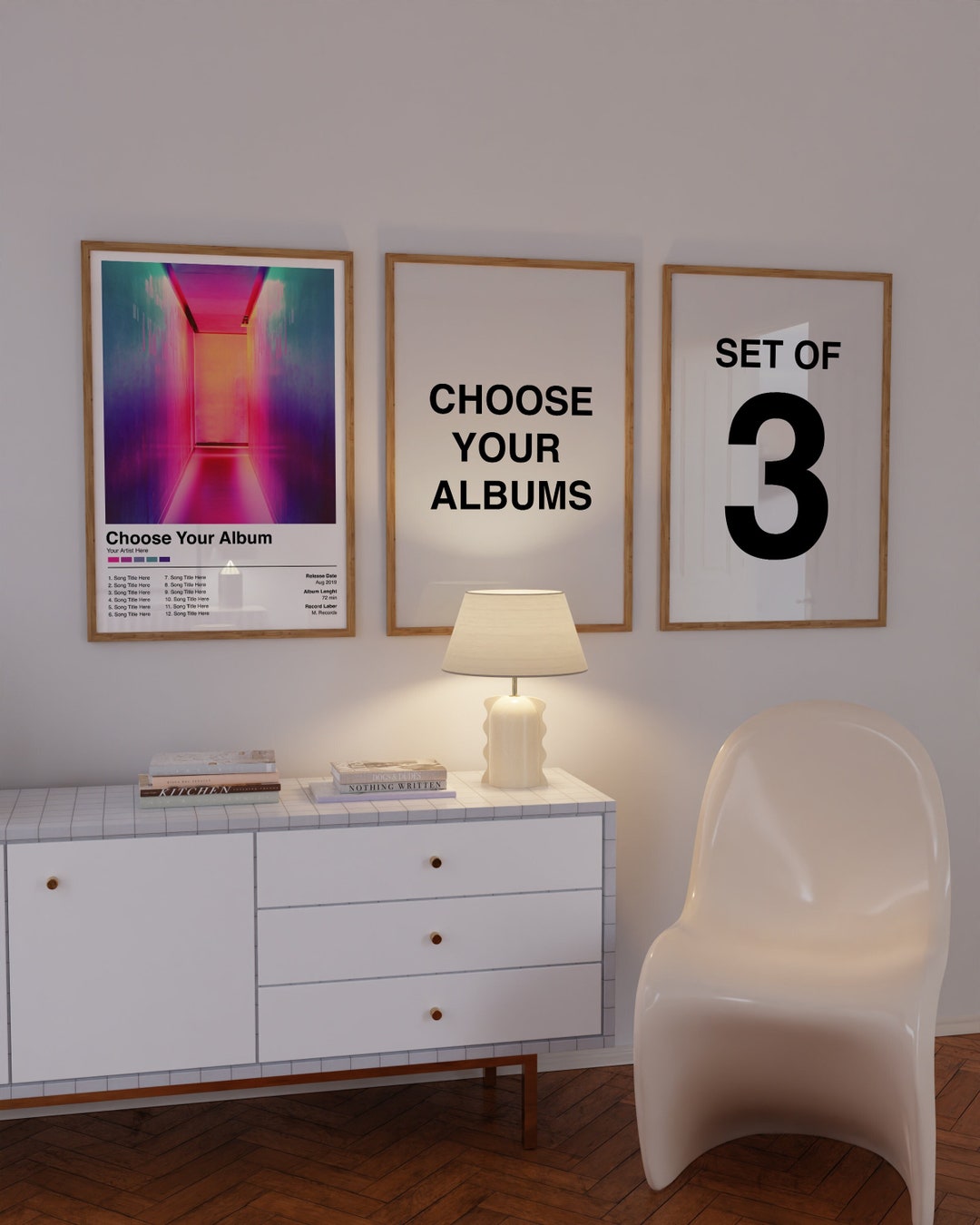 Set of 3 Custom Music Album Poster, Choose Your Album, Custom Music ...