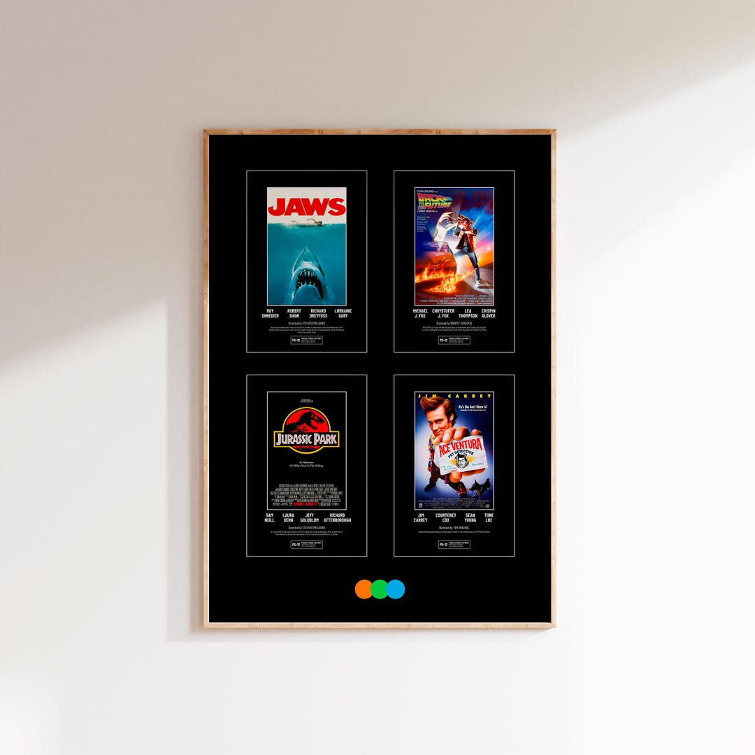 Custom Letterboxd Top 4 Movies Poster Print, Personalized Trendy ...